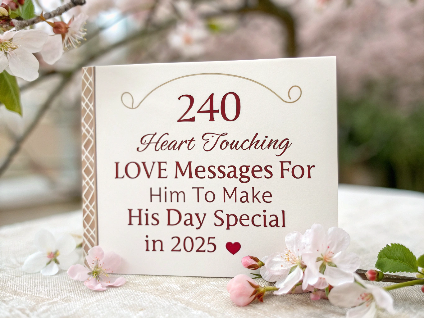 240 Heart Touching Love Messages for Him to Make His Day Special in ...